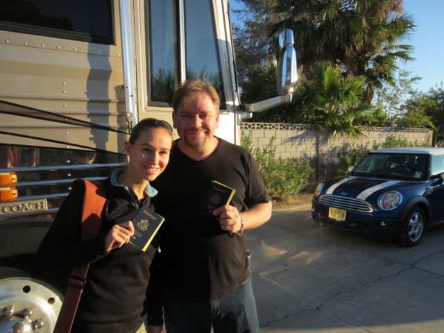 Flat towing a MINI Cooper behind a RV Motorhome | Technomadia