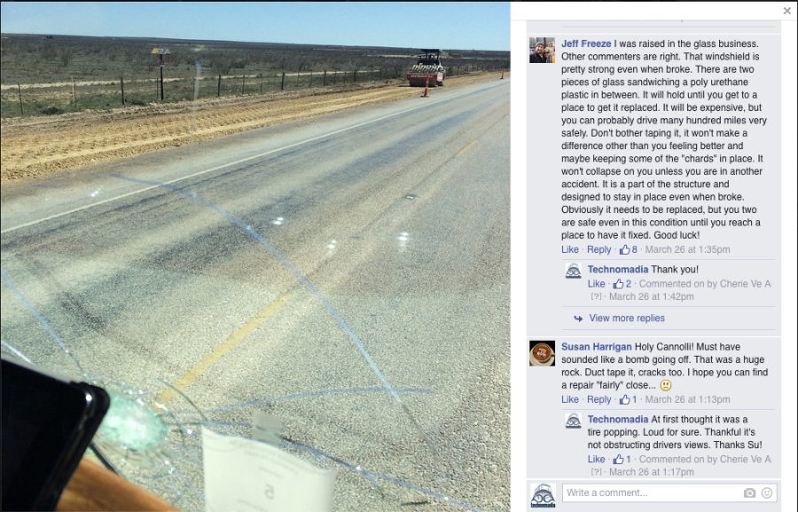 Smashed RV Windshield – What to Do if a Rock Cracks your Motorhome’s ...
