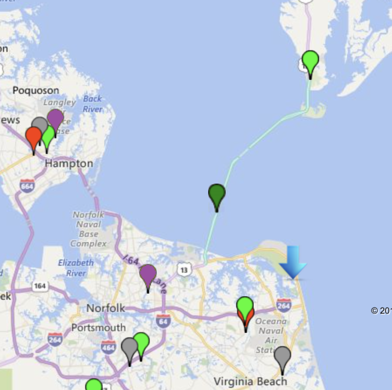 Routing North Via the Delmarva Peninsula: Chesapeake Bay Bridge-Tunnel ...