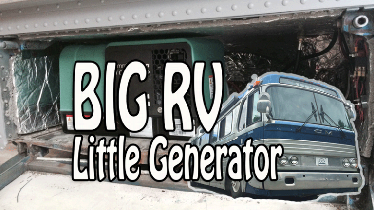 Big RV: Little Generator – Downsizing to a 2500W Propane Generator ...